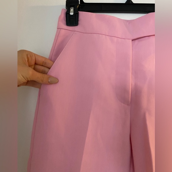 Zara | Pants & Jumpsuits | Nwt Zara Mini Flare Pants Pink | Poshmark